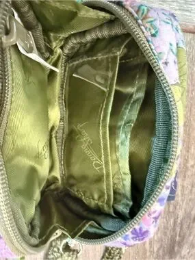 Donna Sharp | Bags | New Donna Sharp Quilted Purple Green Floral ...